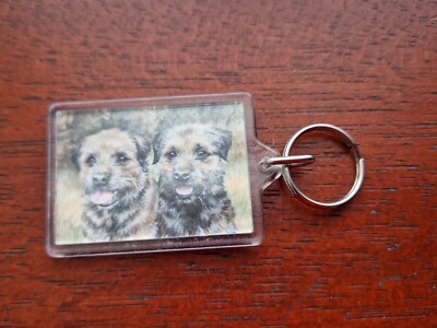 * Border Terrier keyring Border Terriers dog keyring borders keyrings ...