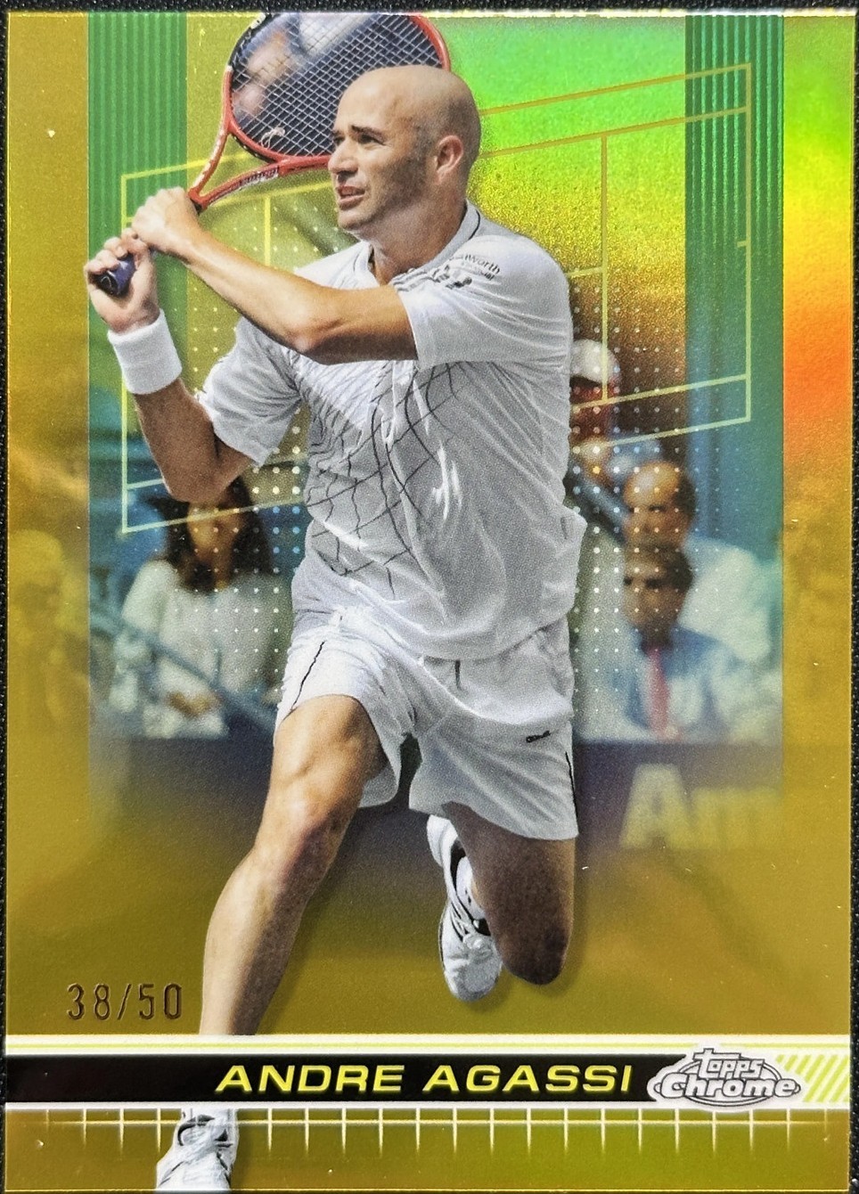 2024 Topps Chrome - Andre Agassi #168 Gold Refractor /50 for sale ...