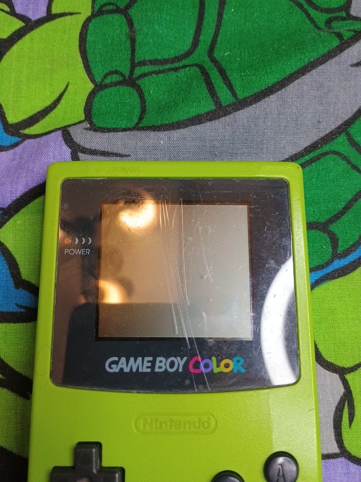Nintendo Game Boy Color Kiwi Green Handheld Console Only CGB-001 ...