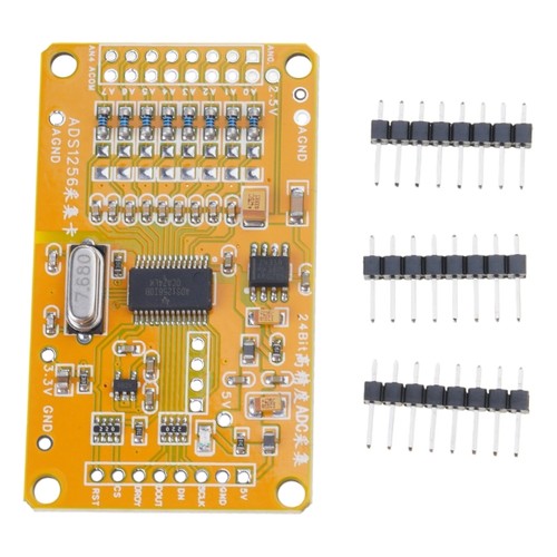 ADS1256 24bit High Accuracy ADC Module with 8 Channel Data Board for ...