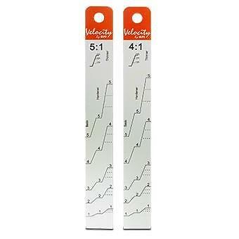 VELOCITY Aluminium Paint Mixing Stick Ratio 4:1 & 5:1 Auto Marine ...