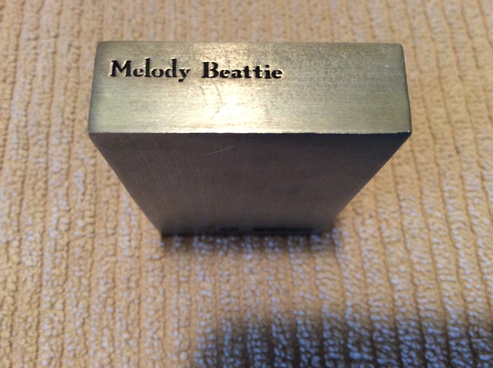 Vilmain pewter paperweight 2002 made in USA very nice with box free ...