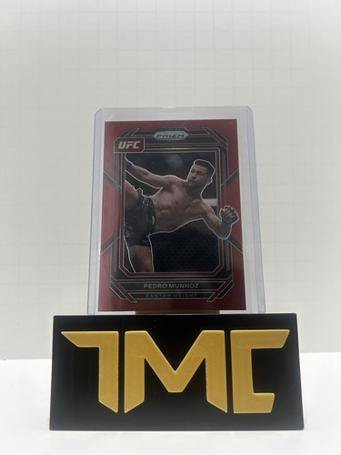 2023 Panini Prizm UFC MMA #174 Pedro Munhoz - Bantamweight SP RED PRIZM ...