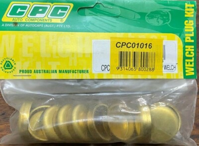 Brass Welch Welsh Plug CUP x 10 CPC01016 10/16" NEW | eBay Australia