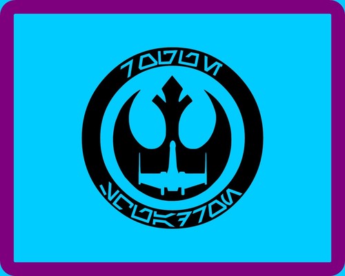 Rogue Squadron AUREBESH Decal cosplay helmet JDM truck car vinyl ...