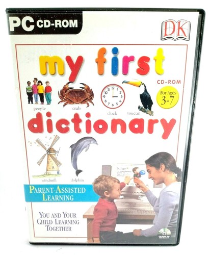 My First dictionary CD-ROM PC Win 95/98/Me/XP Platform for Ages 3 - 7 ...