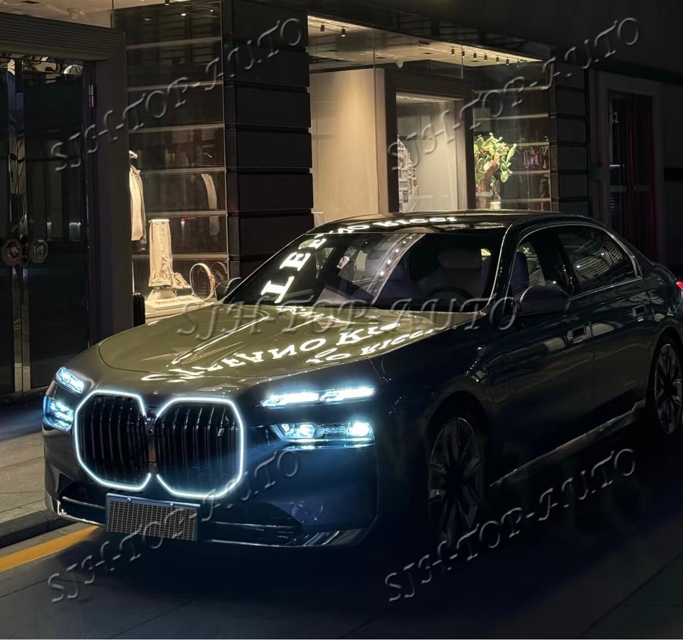 For BMW 7 Series i7 G70 2023-2025 Front Bumper LED Grill Grille Trim ...