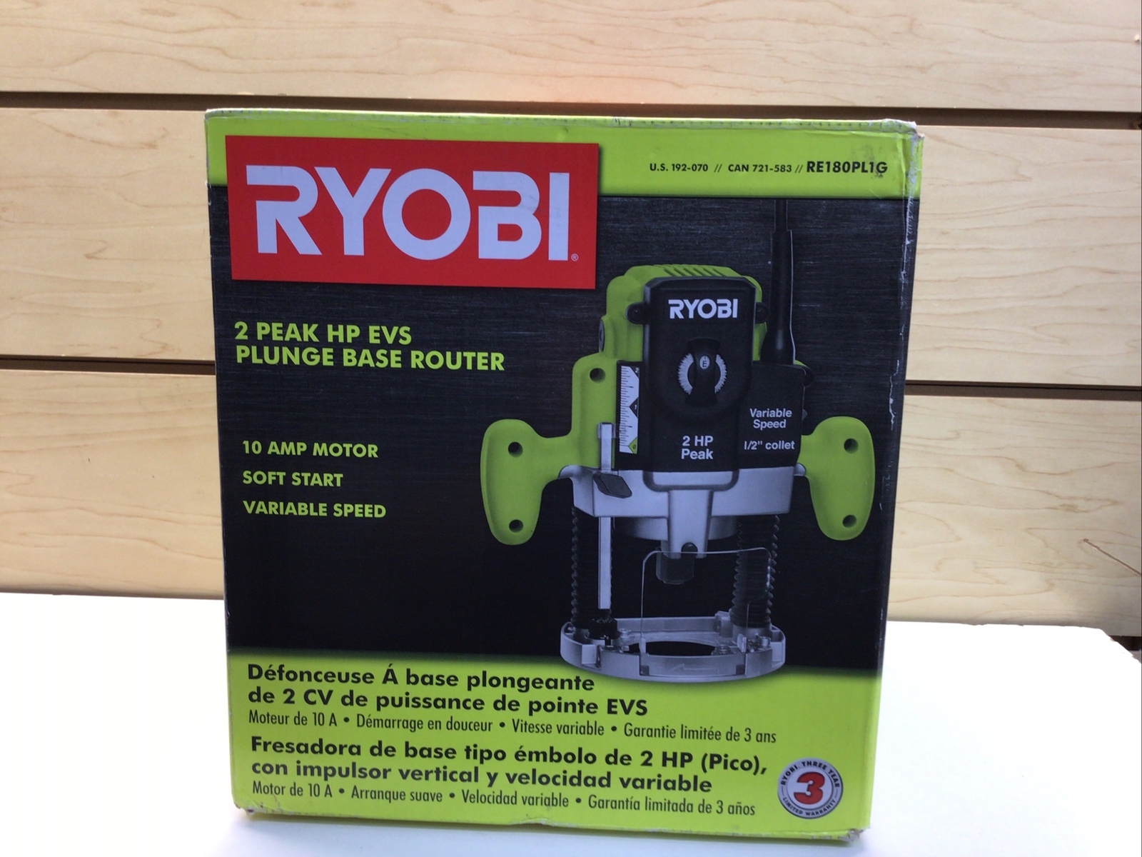 Ryobi RE180PL1G 2-HP 10-Amp Plunge Router (Green) for sale online | eBay