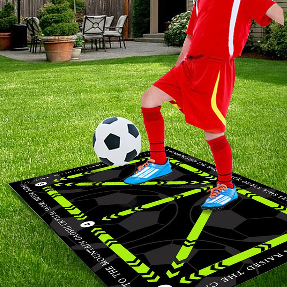 Football Footstep Training Mat Soccer Training Mat for All Levels ...