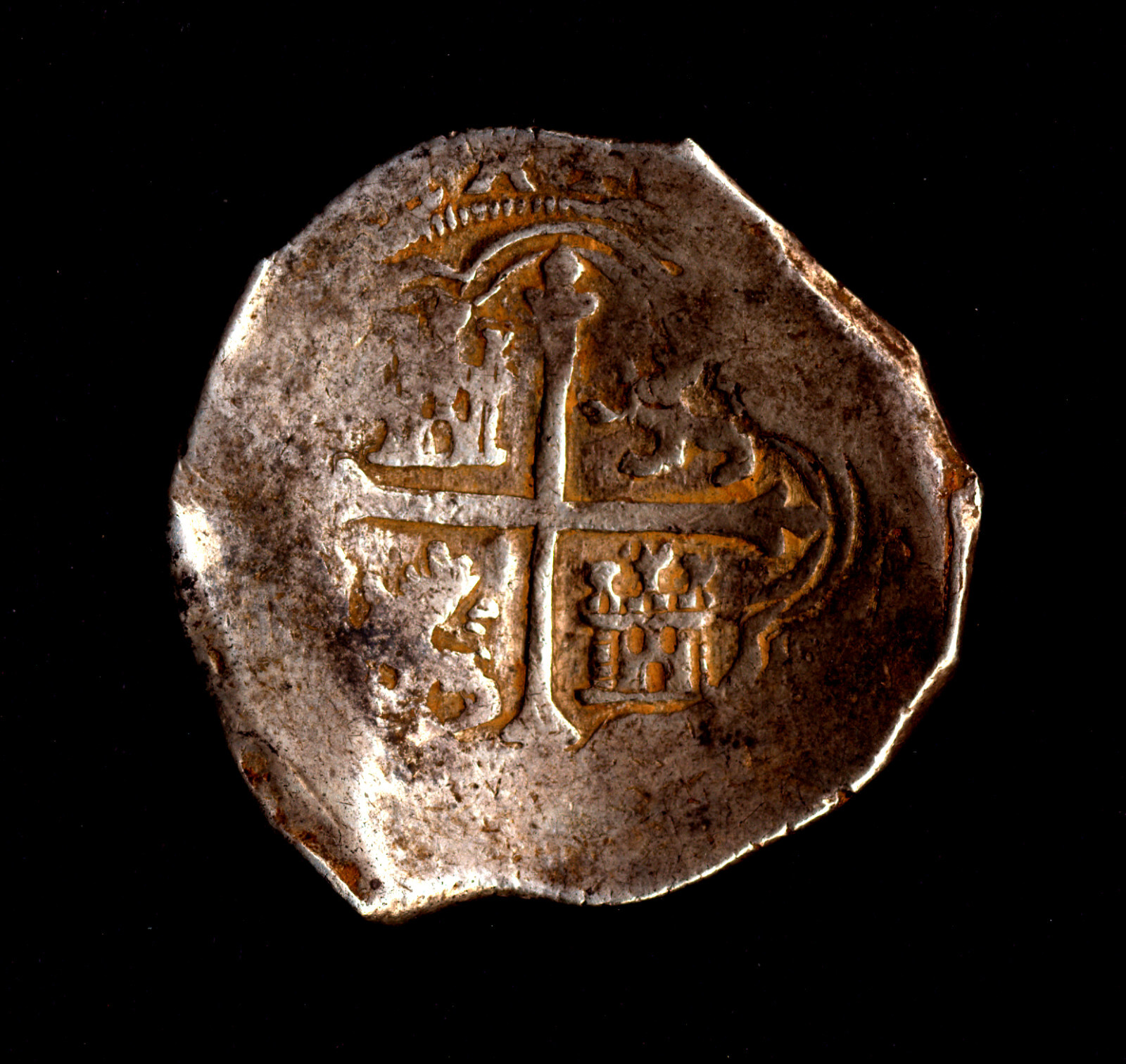 Pirate Cob & Spanish colonial coin * Philip IV Silver 8 Reales Mexico ...