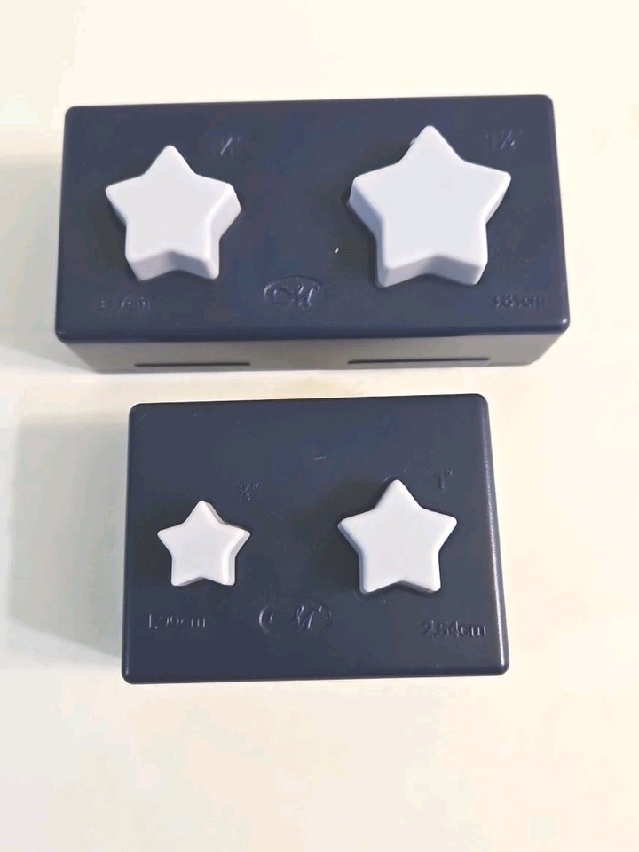 Creative Memories star Punch Duo large and small star Shapes ...