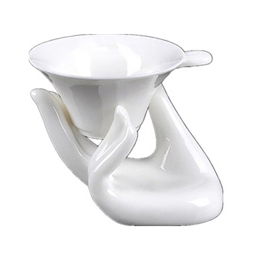 Hand Shape Ceramic Egg Cup Holder For Brunch Egg Holder Container Egg ...