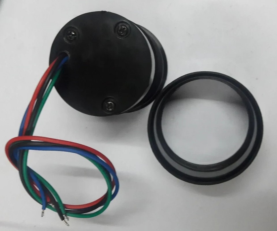 Tachometer/Hourmeter 0-3000 RPM Ignition Coil Signal Gauge Bezel +12V ...