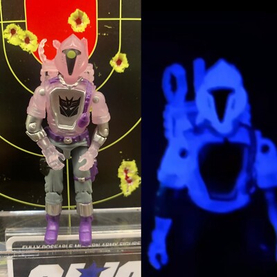 New Gi Joe Black Major Transformers Shockwave Bats GID Exclusive ...