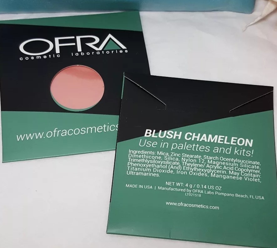 OFRA Lot of 3 Blush in Peach, Chameleon, Melon + Firma 102 Blush Brush ...