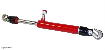 2-TON HYDRAULIC PULL BACK RAM – pullback cylinder with hooks – puller ...