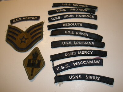 Lot of US Navy Ship Patches & Other | eBay