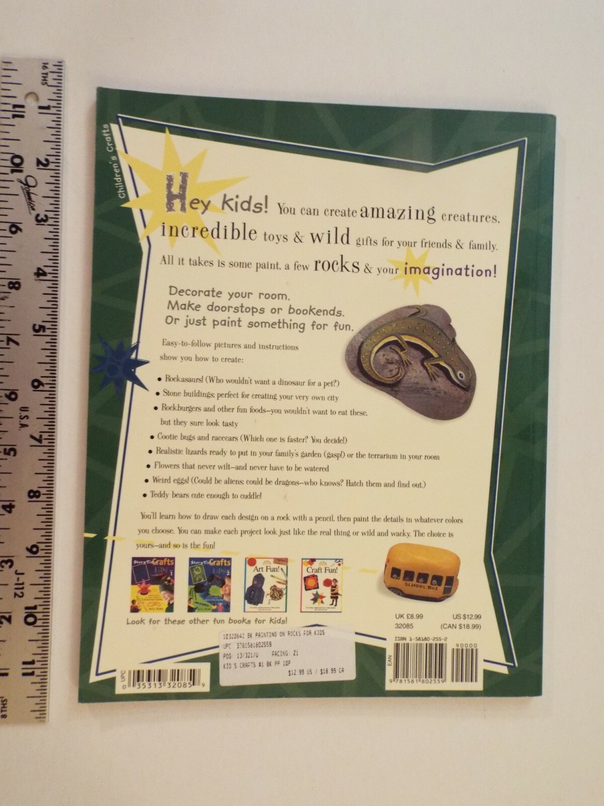 Painting on Rocks for Kids by Lin Wellford (2002, Trade Paperback) for ...