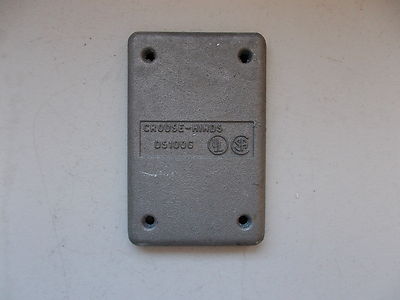 Crouse Hinds DS1006 Weathertight Switch Cover 0105708 H22 *FREE ...