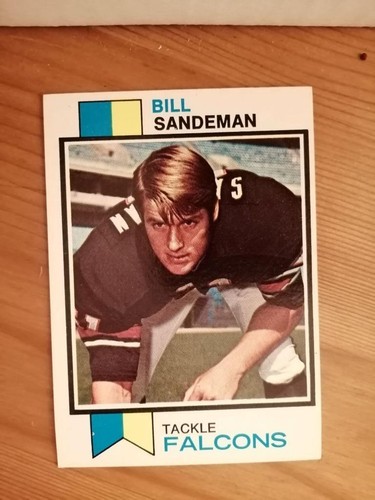 BILL SANDEMAN 1973 Topps Football #518 FREE SHIPPING | eBay