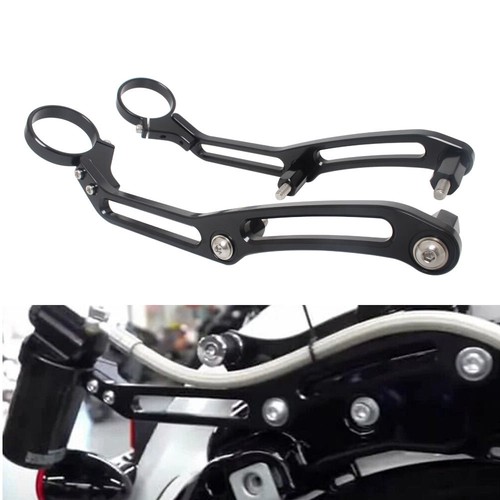 Motorcycle Remote Reservoir Shocks Bracket Mount Clamp For Harley ...
