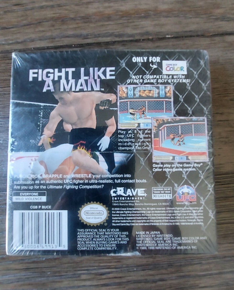 Ultimate Fighting Championship (Nintendo Game Boy Color, 2000) for sale ...