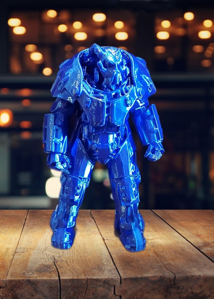 F@ll Out☢️ X01 Power Armor Statue 3D Print Cybercore Robot Figurine Toy ...