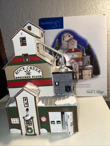 Dept 56 Snow Village The Farmer’s Co-op Granary 1998 With Box #54946 ...