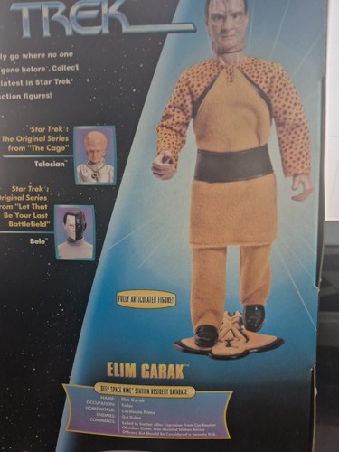 Star Trek DS9 Elim Garak 9 inch Doll #5968 b5 | eBay