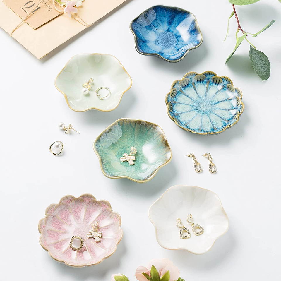 Jewelry Dish Tray, Ring Dish, Ceramic Trinket Tray, Key Bowl ...