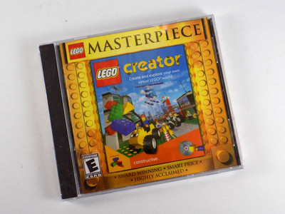 Lego Masterpiece Creator PC Video Game CD Rom Electronic Arts 2002 ...