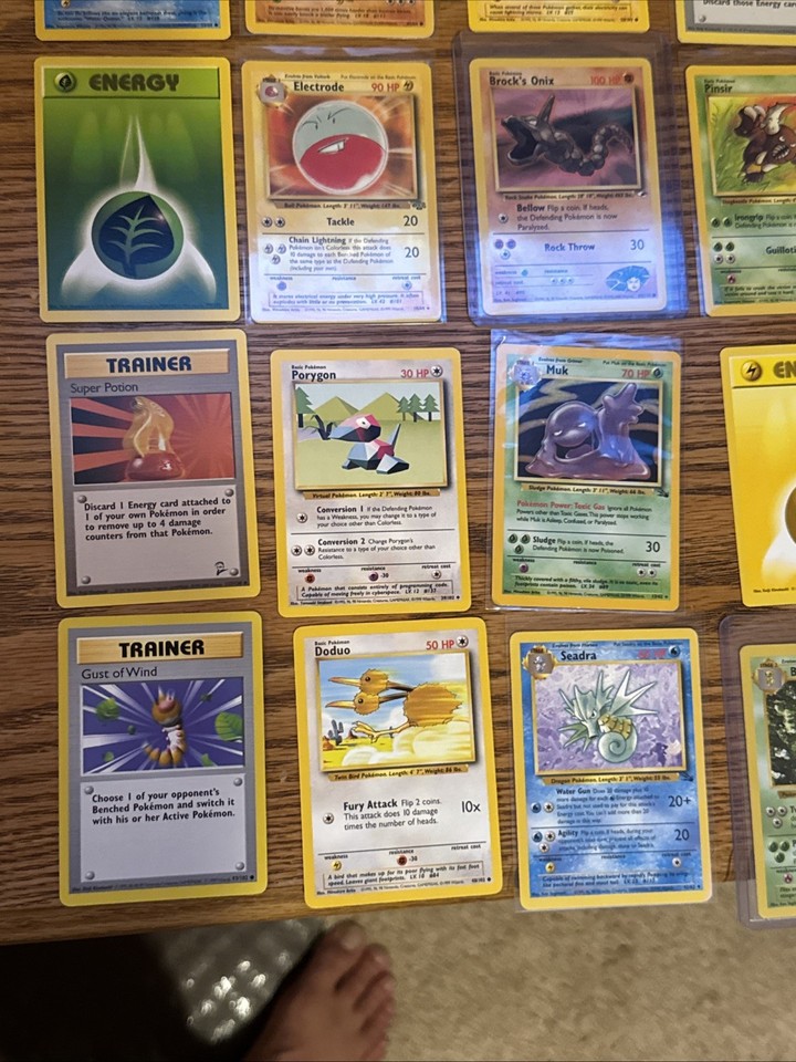 Pokemon Card Lot - Vintage Jungle Base Set Rares Foils - CCG #4 | eBay