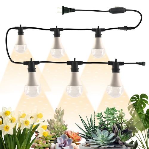 Grow Light Bulbs LED Growth Bulb A25, Full Spectrum Plant Light E26 ...