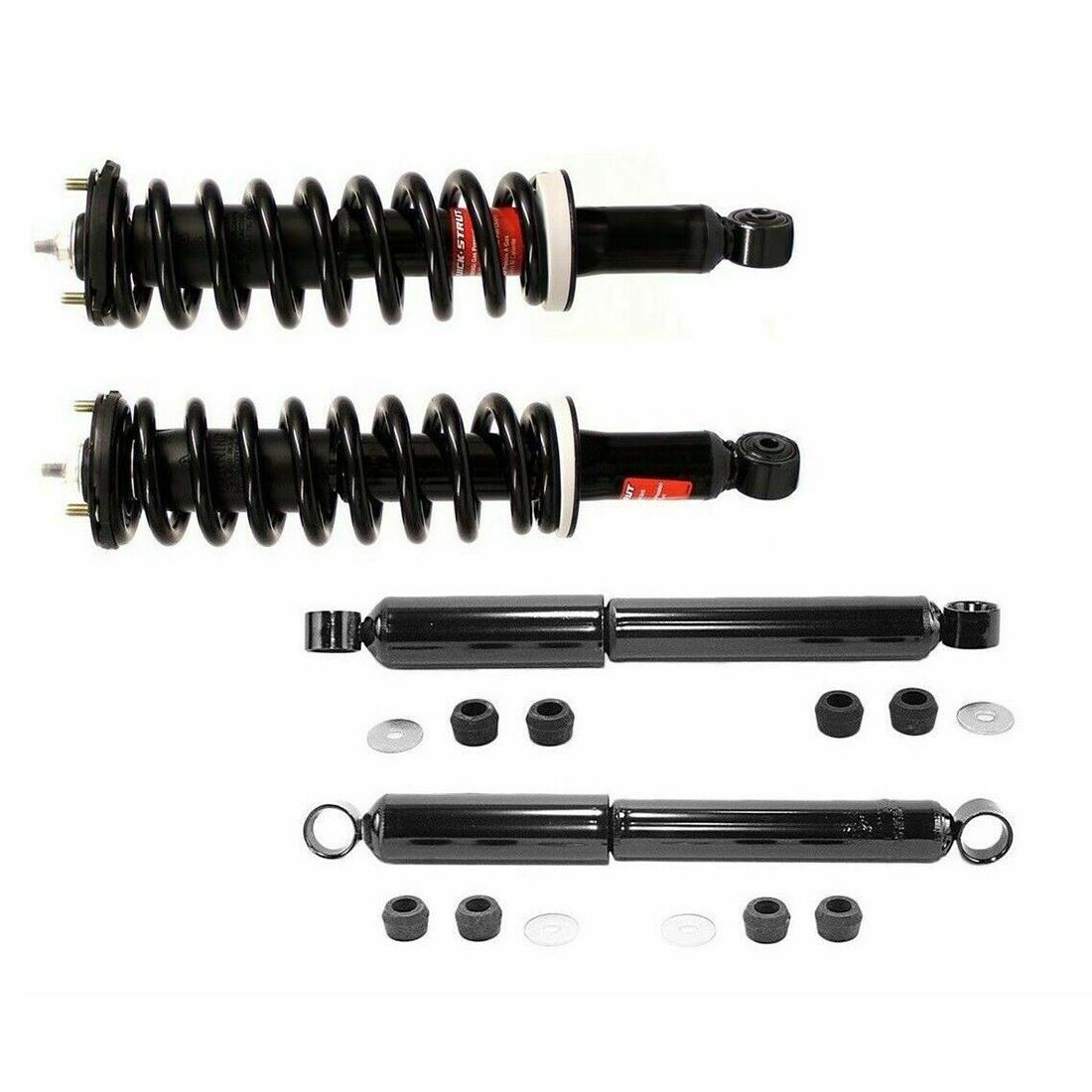Monroe Rear Shocks & Front Suspension Struts Coil Springs Kit For ...