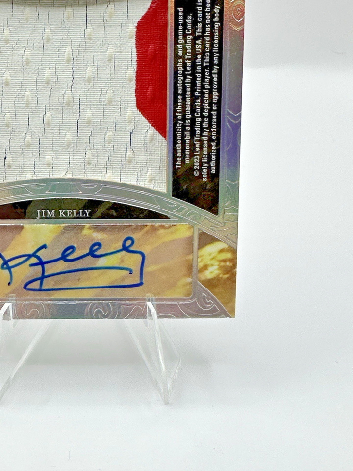 2023 Leaf Magnificent Signatures Dan Marino/Jim Kelly Autos/GU Patches ...
