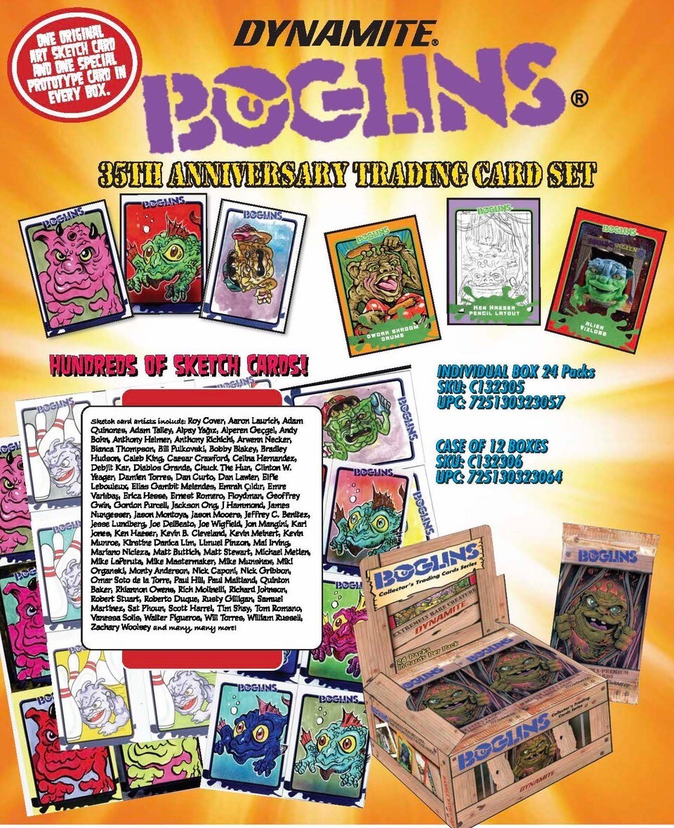 BOGLINS Trading Cards Sealed Box Dynamite Entertainment 35th ...