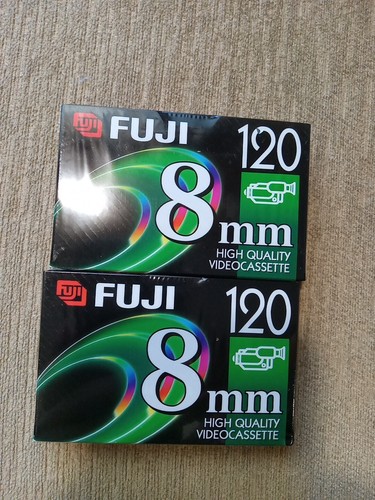 2- Fuji 120 High Quality Blank 8mm Video Camcorder Cassettes- Sealed | eBay