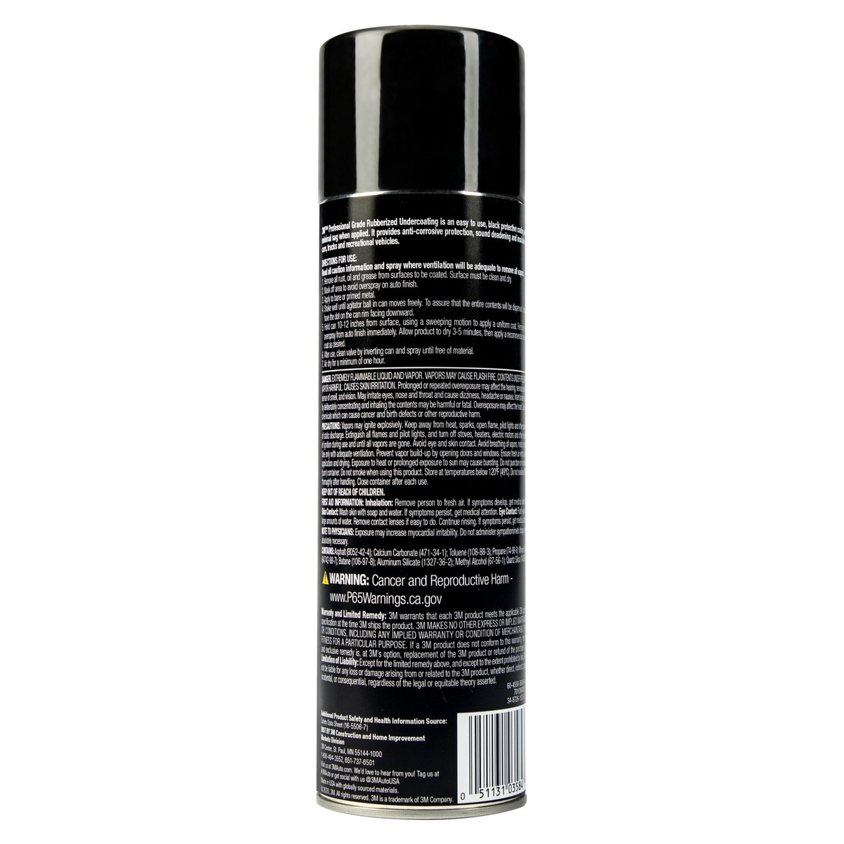 Sound Deadening 3M Professional Grade Rubberized Undercoating - 16 Oz ...