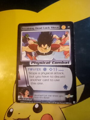 2000 Score Dragon Ball Z DBZ CCG Saiyan Saga Straining Head Lock Move ...