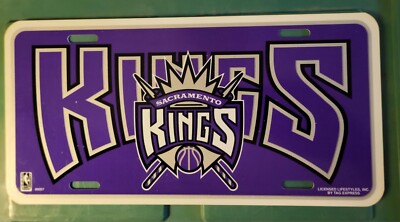 Vintage New Old Stock Sacramento Kings NBA Basketball Plastic License ...