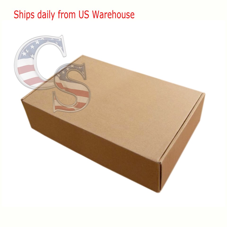 100 7x5½x1½ Cardboard Packing Mailing Moving Shipping Boxes Corrugated ...