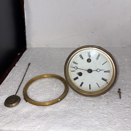 Antique Japy Freres French Clock Movement - 8 Day Time & Strike w ...