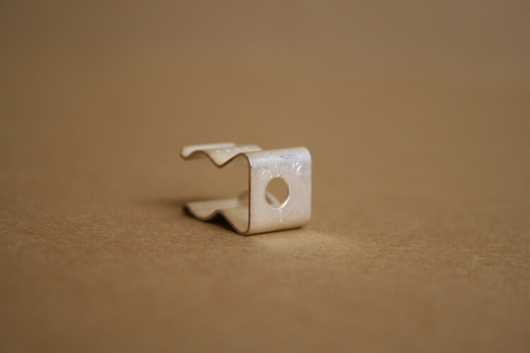 Fuse clips for 13/32" fuses, silver plated, beryllium copper, 5960 09 ...