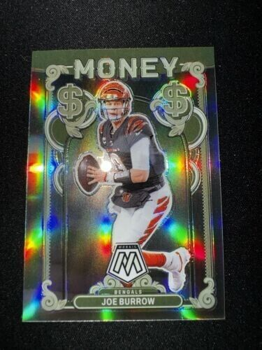 Joe Burrow 2024 Panini Mosaic Money Prizm Case Hit Insert SSP #16 ...