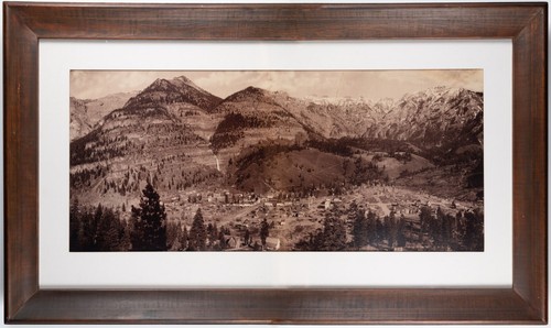 OURAY COLORADO original WILLIAM HENRY JACKSON panoramic photograph 1886 ...