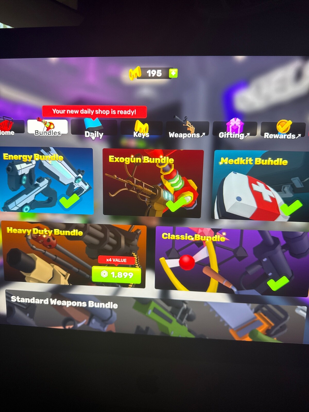 RIVALS ACCOUNT : ENERGY BUNDLE, EXOGUN BUNDLE, MEDKIT BUNDLE,CLASSIC | eBay