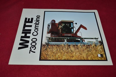 White Tractor 7300 Combine Dealer's Brochure YABE15 | eBay