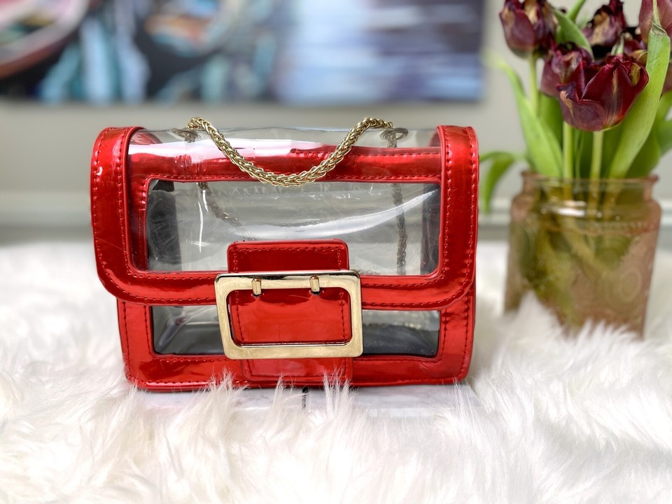 Stadium Approved Clear Crossbody Purse | Gameday Purse | Transparent ...
