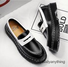 Men's Casual Fashion Pump British Creeper Fall Round Toe Pull on ...