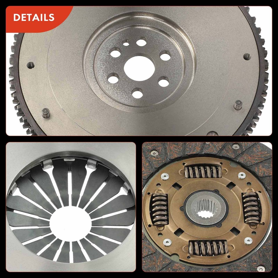 Manual Transmission Clutch Kit with Flywheel for Kia Rio 2001-2005 L4 1 ...